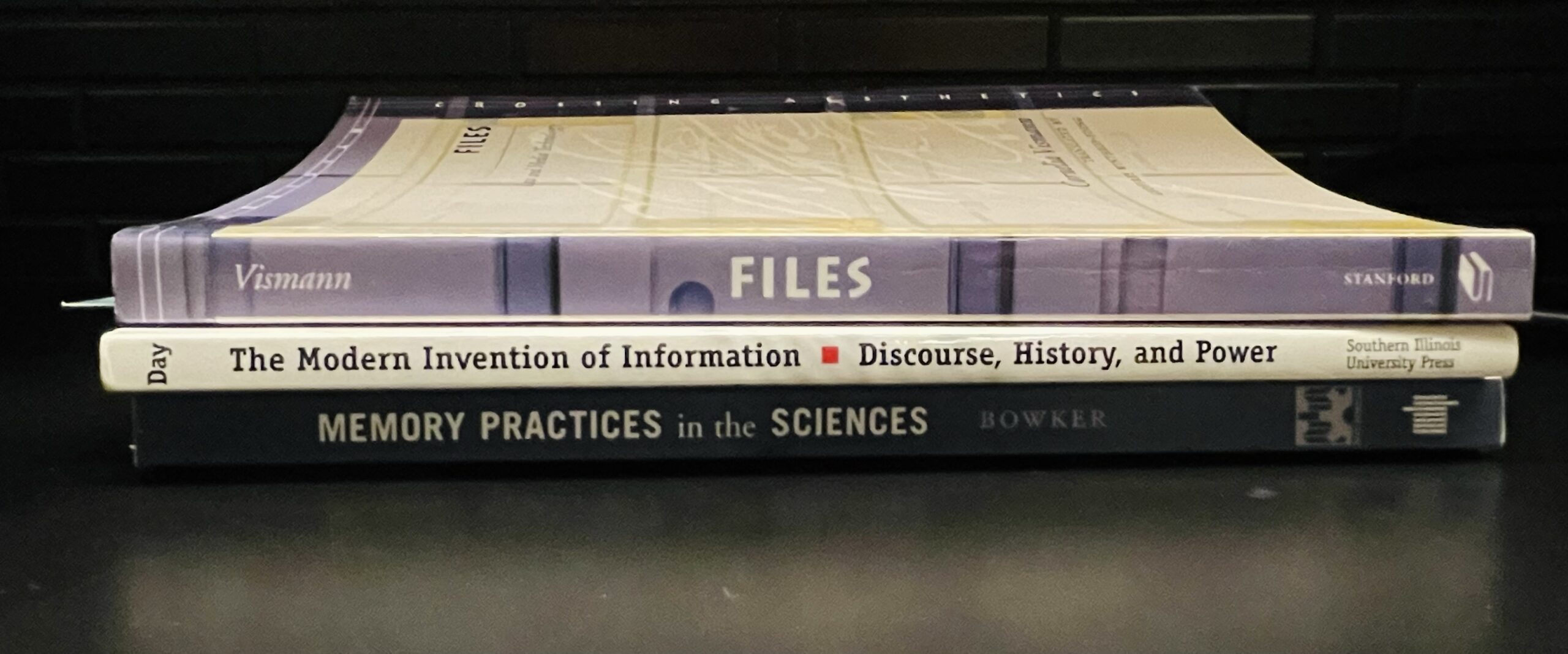 AMELIA ACKER › Books reviewed: Files, The Modern Invention of ...